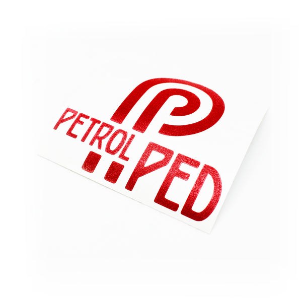 Petrol Ped - Cherry Red Sticker – Legacy Legends
